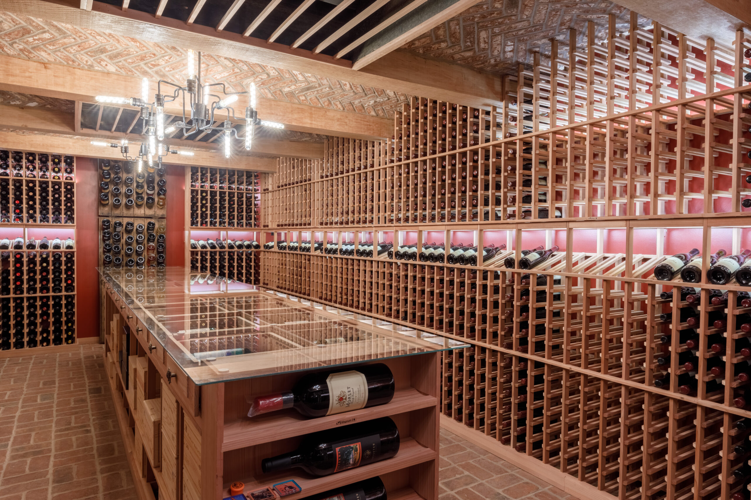 Wine Cellar with Secret Door in Villanova, PA - Rudloff Construction